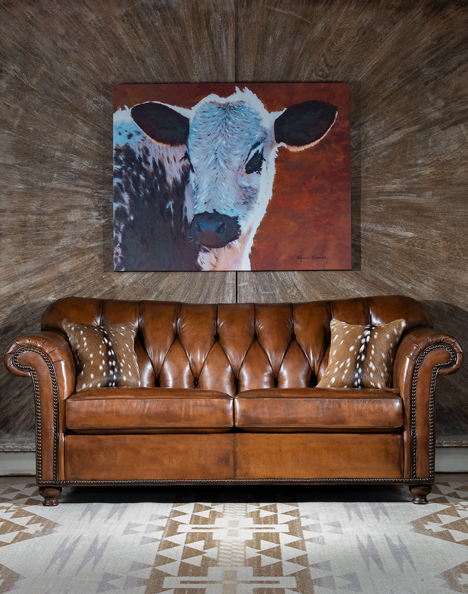 Tufted chesterfield loveseat store