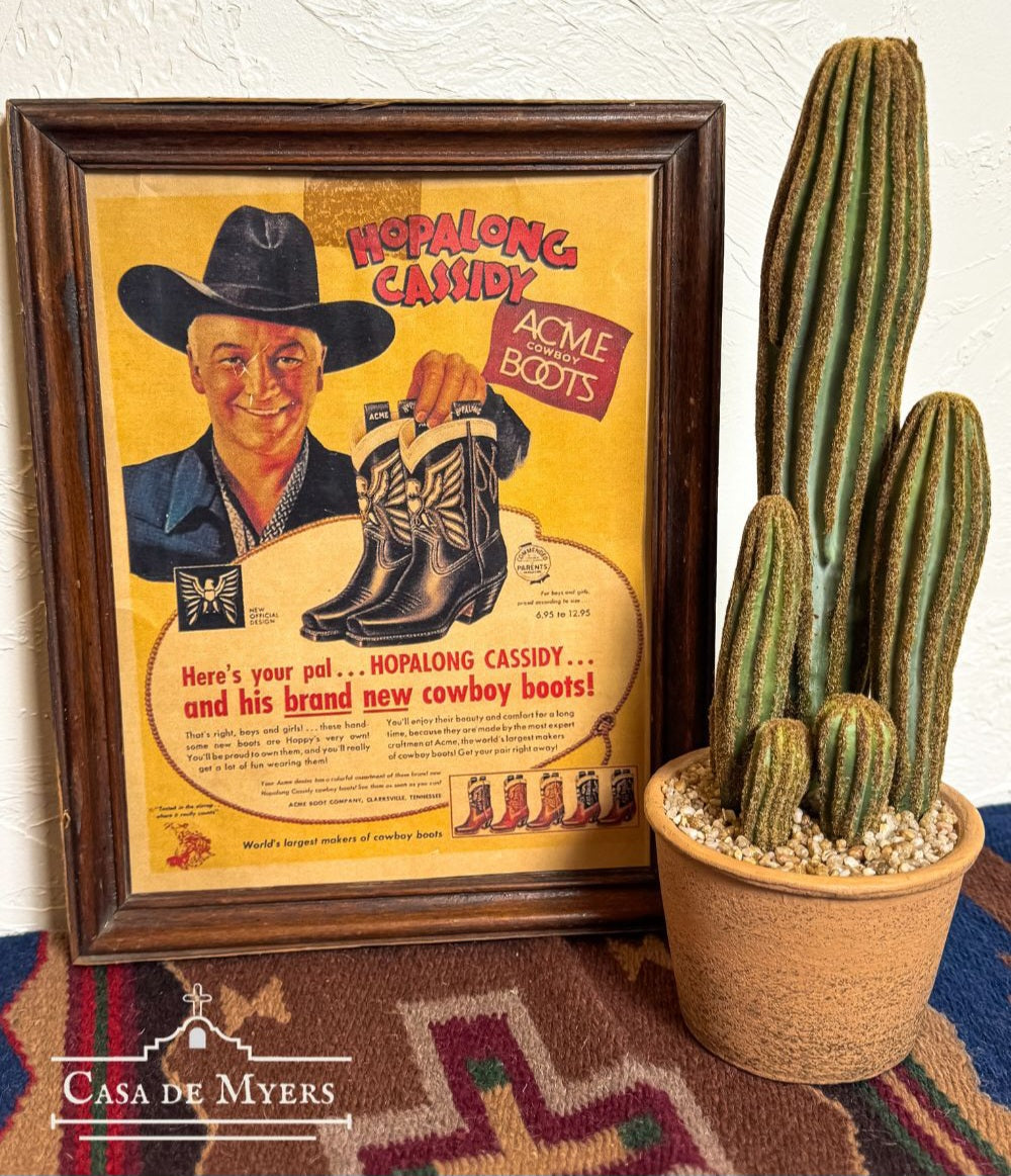 Vintage Acme Boots ~ Hopalong Cassidy Avdertisement – casademyers.com